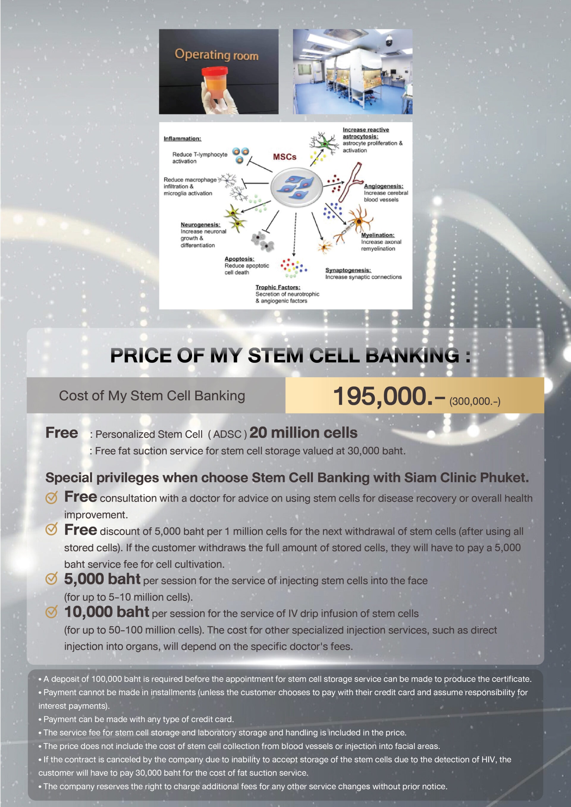 My Stem Cell Banking - Siam Clinic - Aesthetic & Wellness Clinic in Phuket